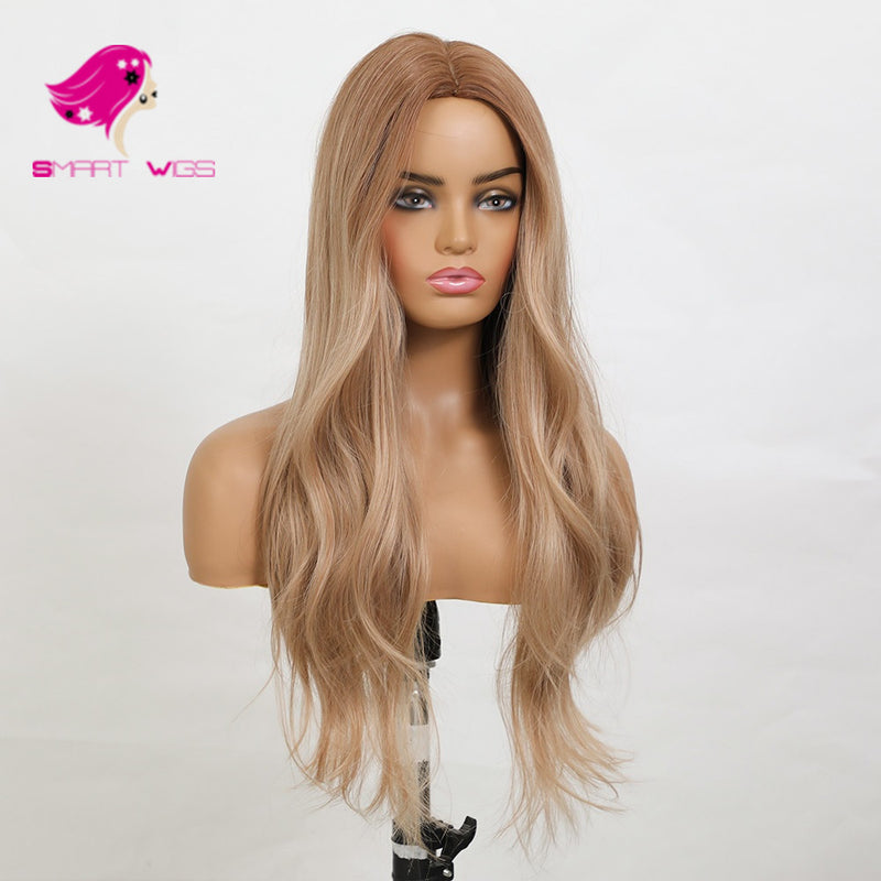 Natural wheat blonde long curly fashion wig | Smart Wigs Adelaide SA