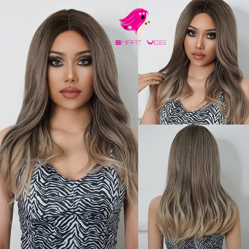 Natural ash blonde long wavy medical wig | Smart Wigs Brisbane